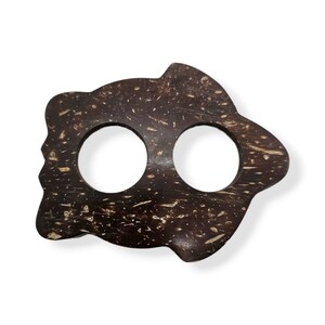 Coconut Shell Sarong Clip, Scarf Holder, Round, Flower, Heart, Oval ...