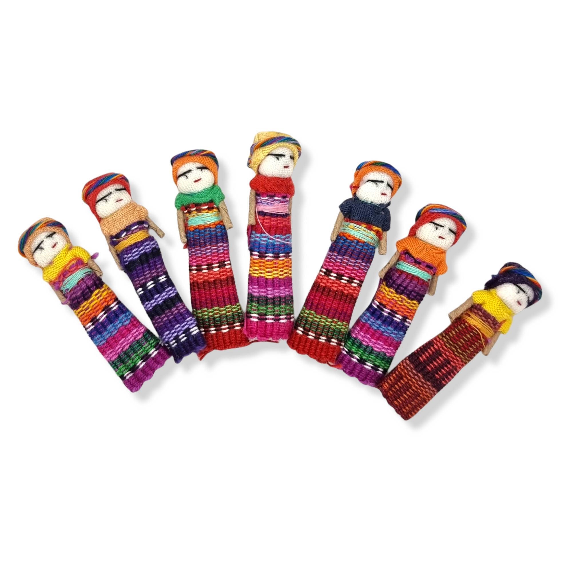 Worry Dolls Guatemalan Dolls Large Doll Trouble Dolls - Etsy
