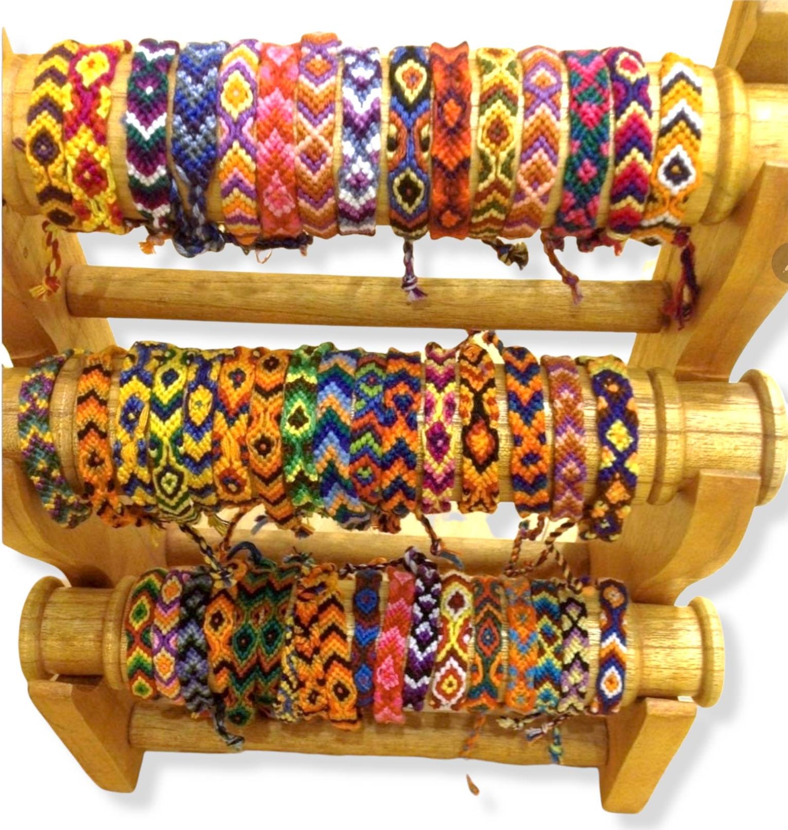 Woven Friendship Bracelets Cotton Wristband Set of 6 Wrap - Etsy UK