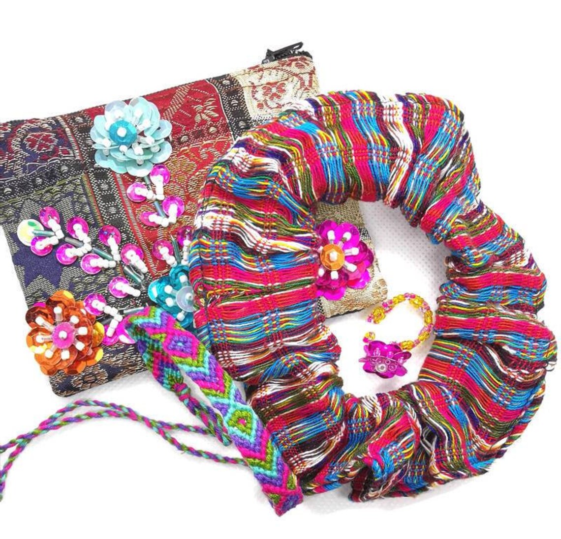 Hand Beaded Coin Purse Gift Set Including 1 Friendship - Etsy