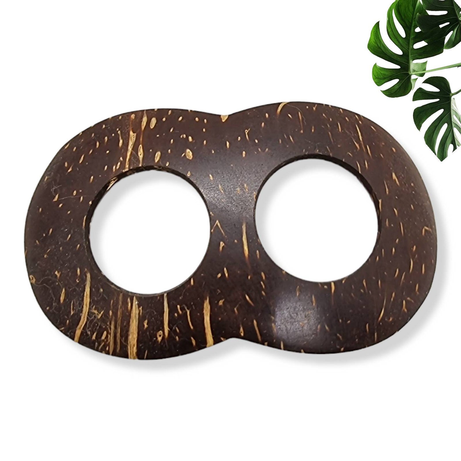 Coconut Shell Sarong Clip Scarf Holder Round Flower Heart - Etsy UK