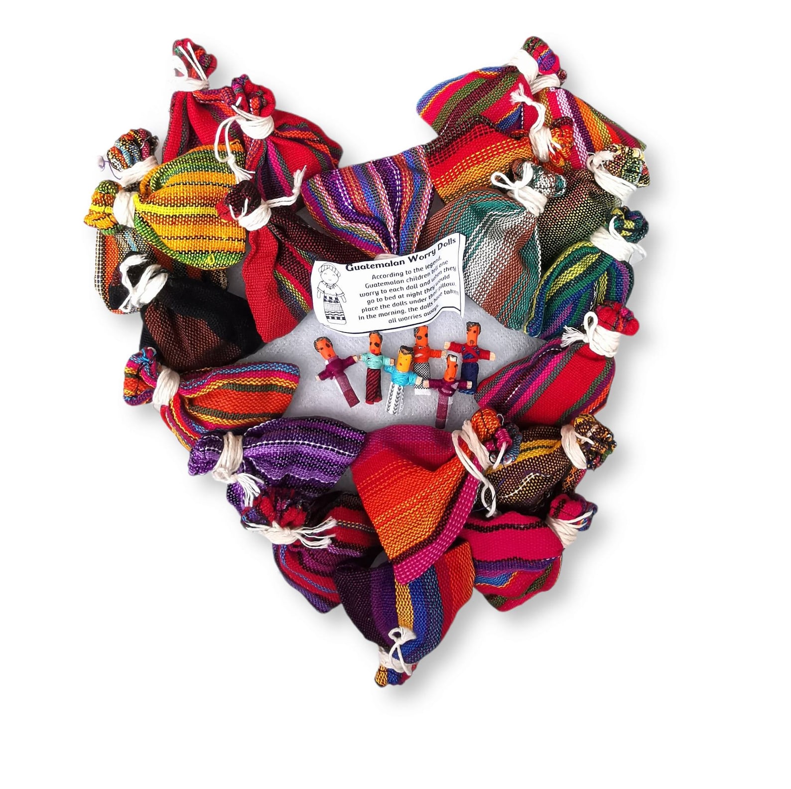 Guatemalan Worry Dolls Mayan Dolls Trouble Dolls Worry | Etsy UK