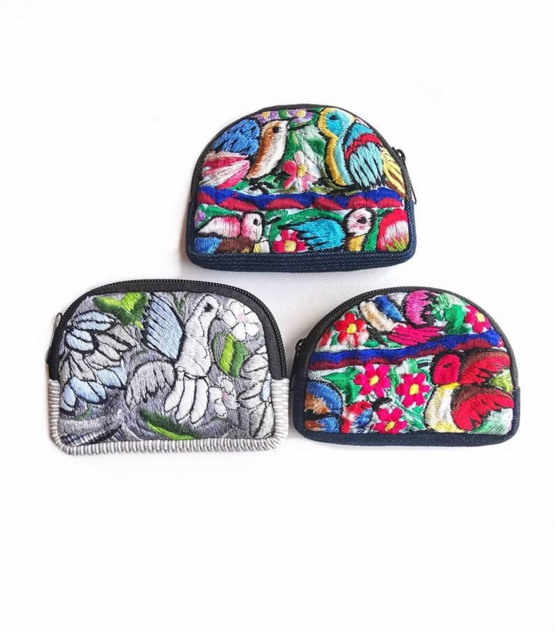 Monedero Guatemalteco Monedero de media luna-Monedero étnico-Monedero ...