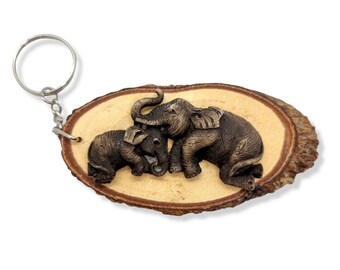 Thai Elephant Keychain - Etsy