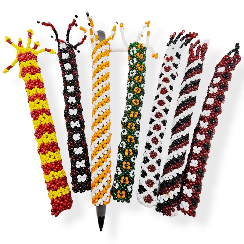 Beaded Pen Covers - Etsy