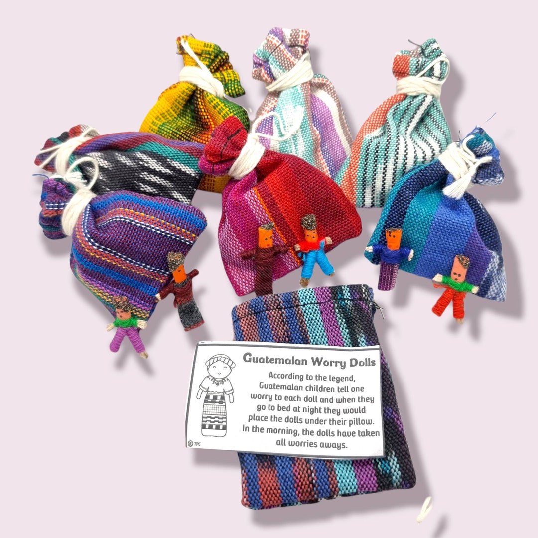 Guatemalan Worry Dolls Mayan Dolls Trouble Dolls Worry - Etsy