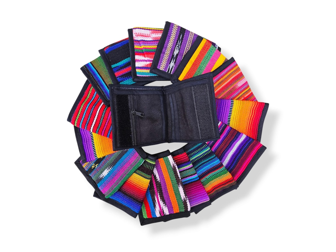 Handmade Fairtrade Guatemalan Mayan Woven Wallet – Bohemian Ethnic ...
