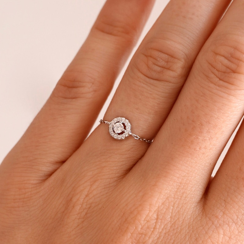 Silver Chain Ring - Etsy