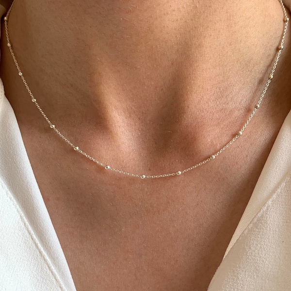 Thin Necklace - Etsy