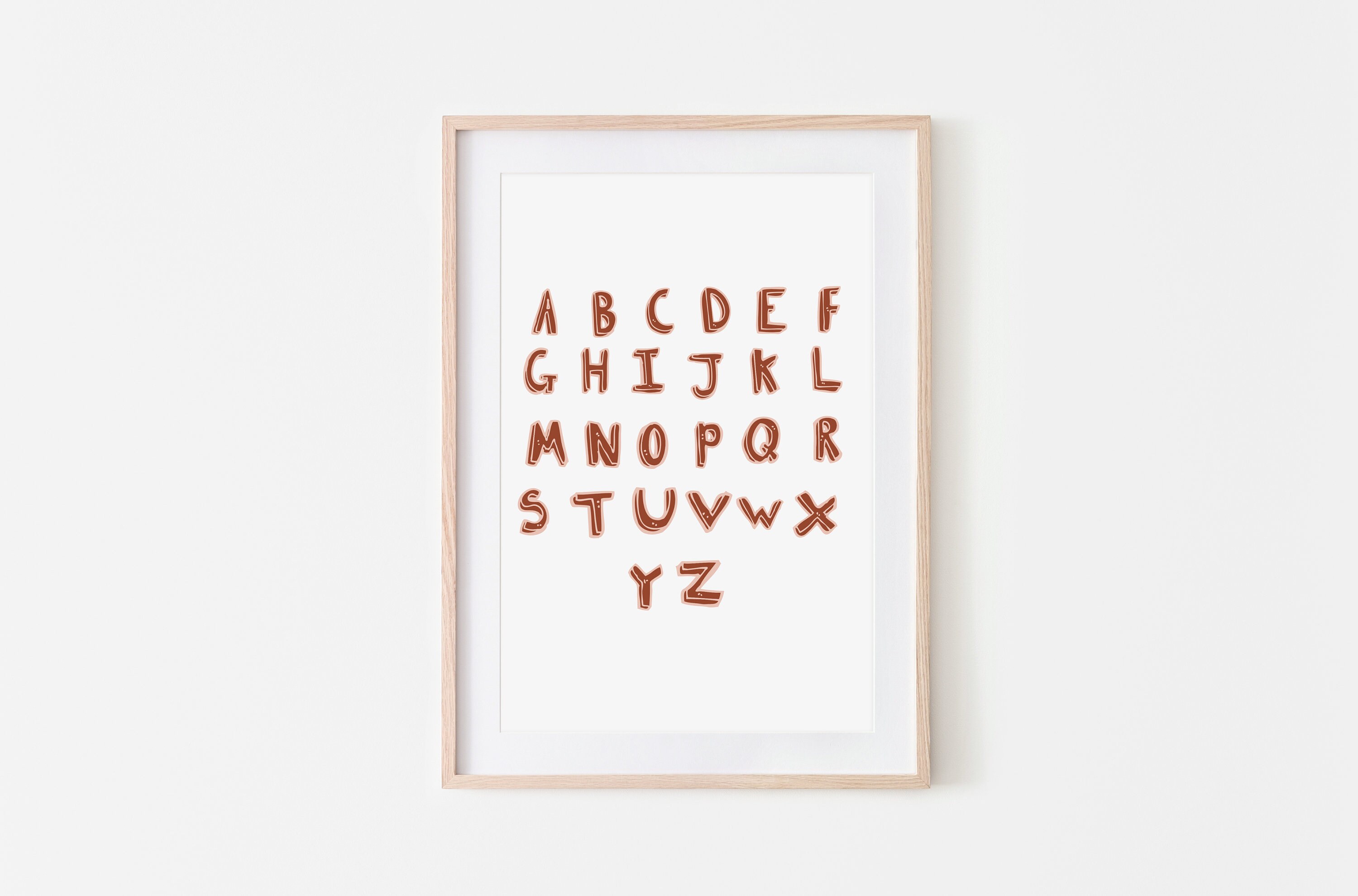 Set of 3 Boho Prints, Gender Neutral Wall Art, Sun, Rainbow, Alphabet ...