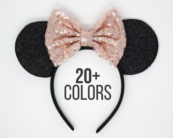 Mouse Ears Headband Mouse Ear Headband Colored Ears | Etsy