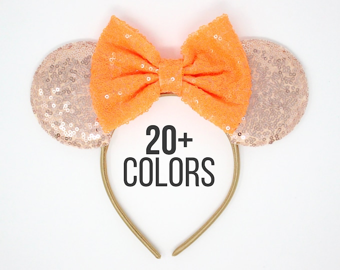 Mouse Ears Headband Mouse Ear Headband Colored Ears - Etsy