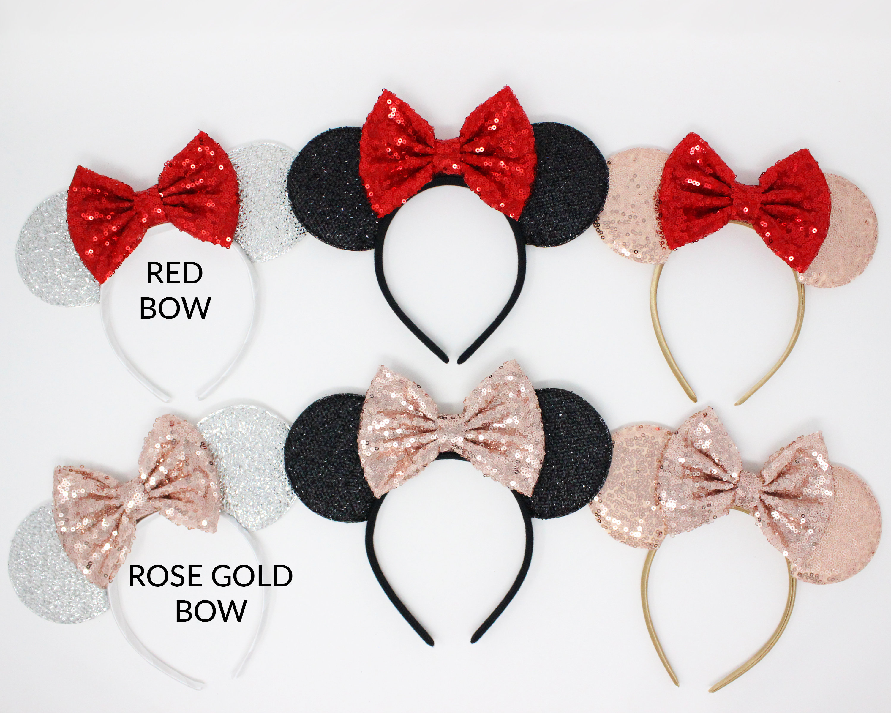 Mouse Ears Headband With 5" Bow | Mouse Ears Headband| Mouse Ears ...