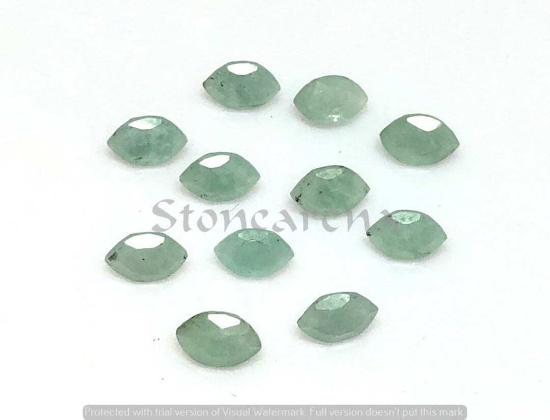 Natural Amazonite Faceted Gemstone, Marquise Shape Amazonite Cut Stone ...