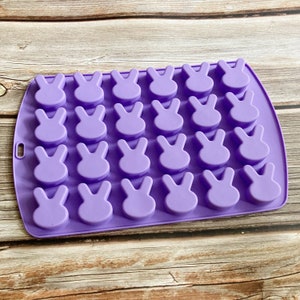 24 Cavities Bunny Ears Mini Rabbit Ears Silicone Soap Mold Bunny Soap ...