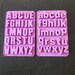 Set of Large Letter Alphabet and Lower Case A-Z Silicone Soap - Etsy