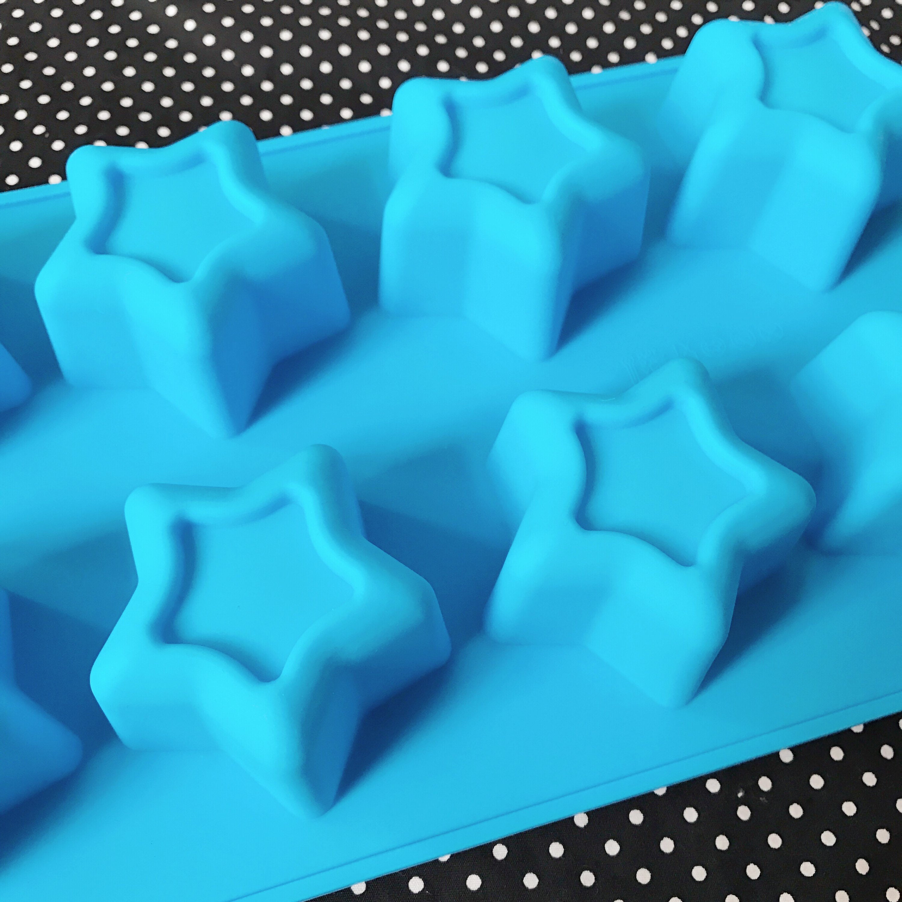 8 Cavities Star Silicone Soap Mold Star Soap Mold Silicone Molds Star ...