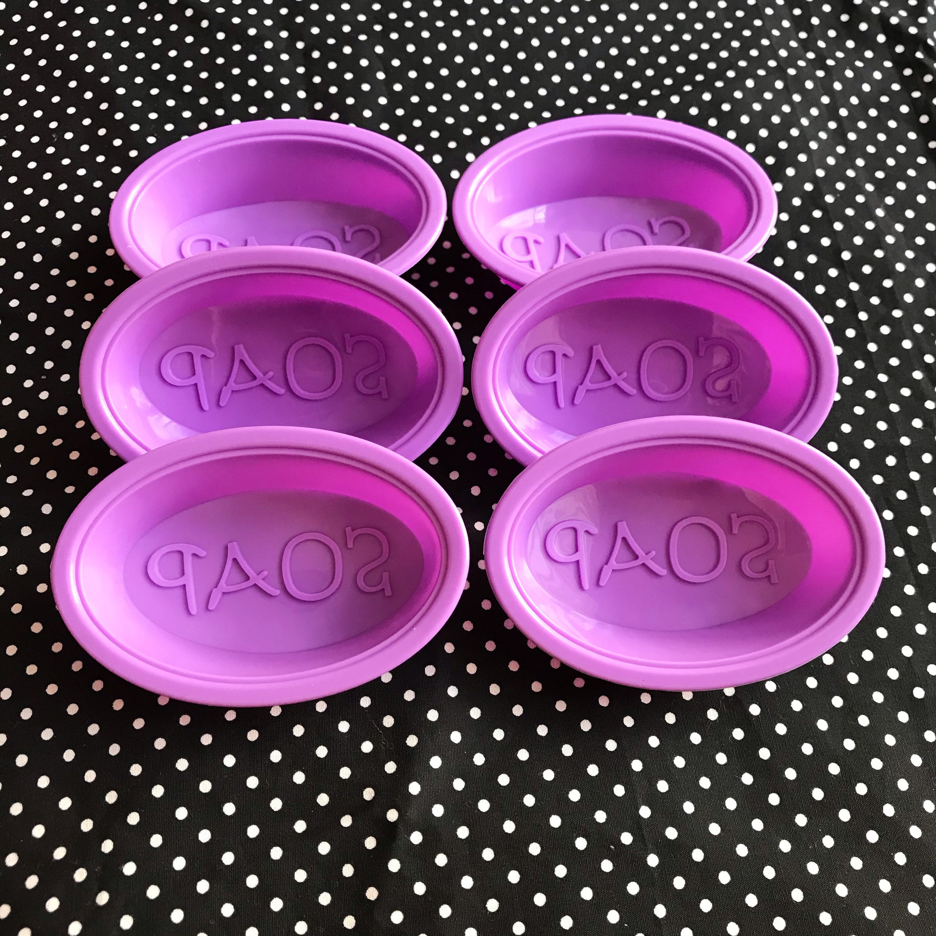 Oval With soap Silicone Soap Mold Oval Soap Mold | Etsy