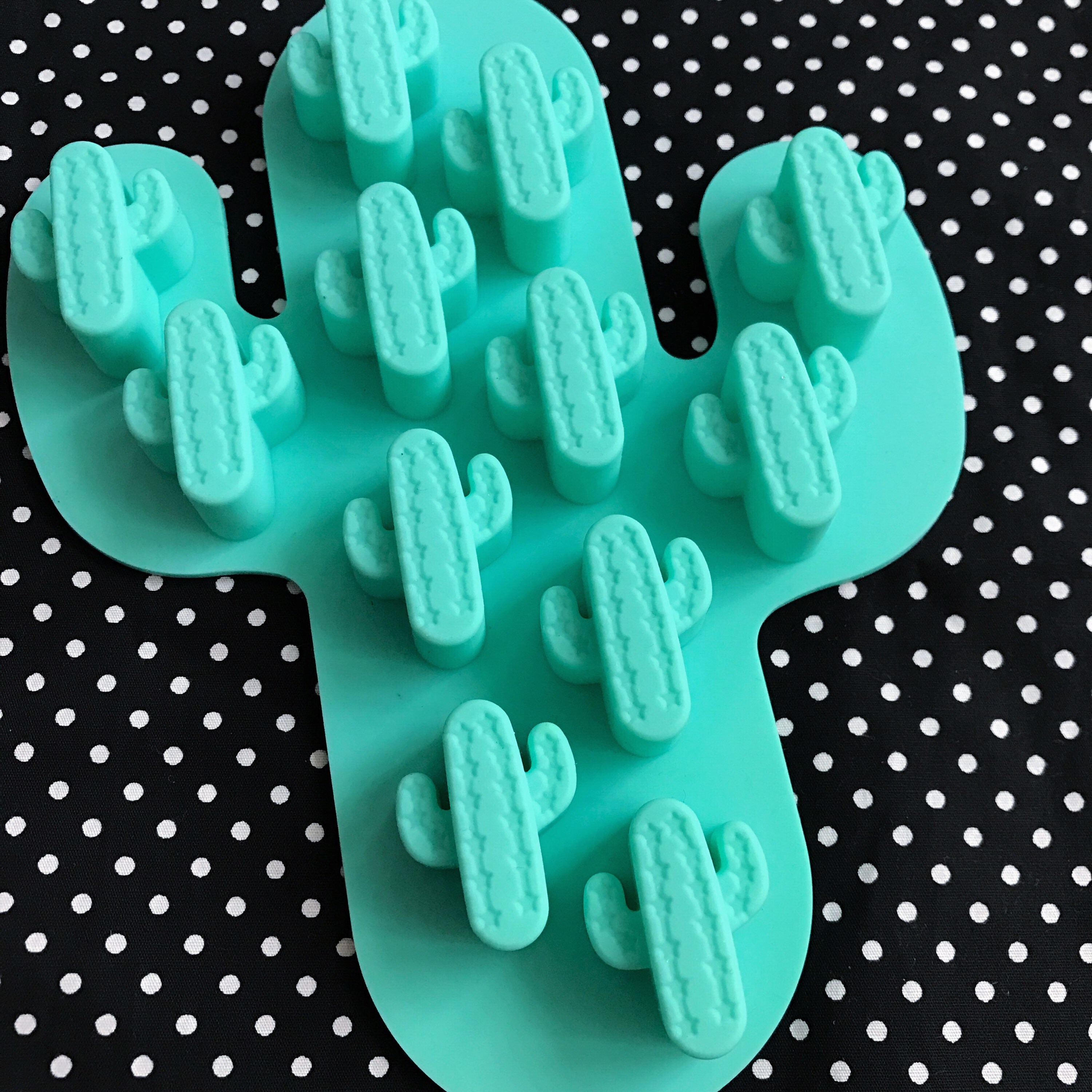 Mini Cactus Silicone Soap Mold Silicone Molds Cactus Plaster Mold Ice ...