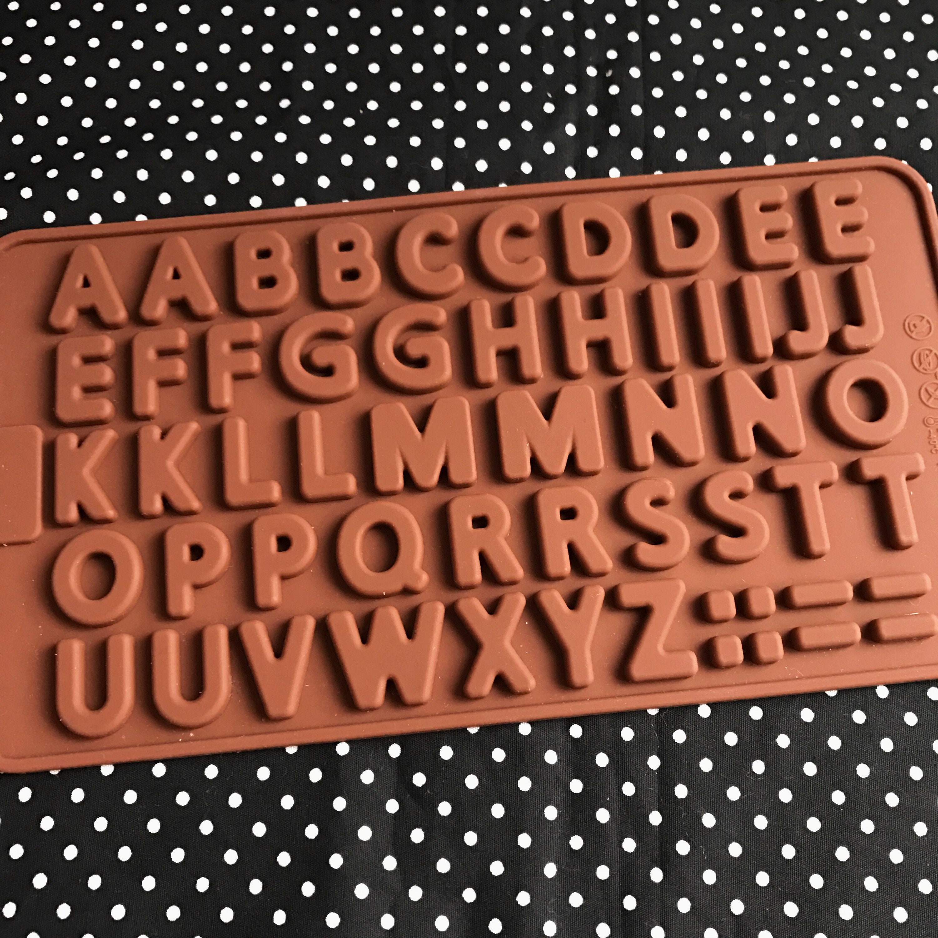 Mini Alphabet Mold Silicone Chocolate Mold Mini Letters - Etsy
