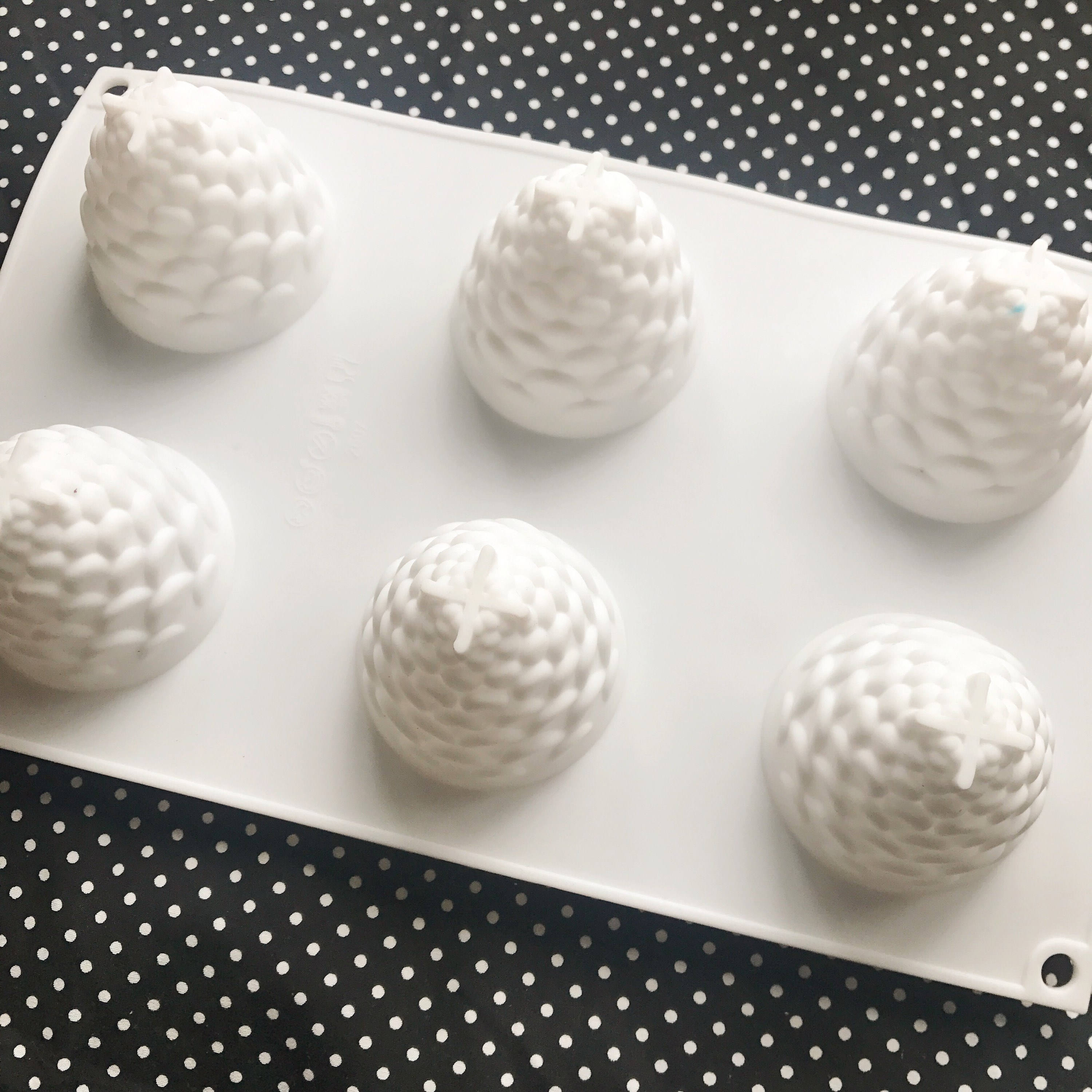 8 Cavities Pine Cones Silicone Soap Mold Pine Cone Candle Mold - Etsy