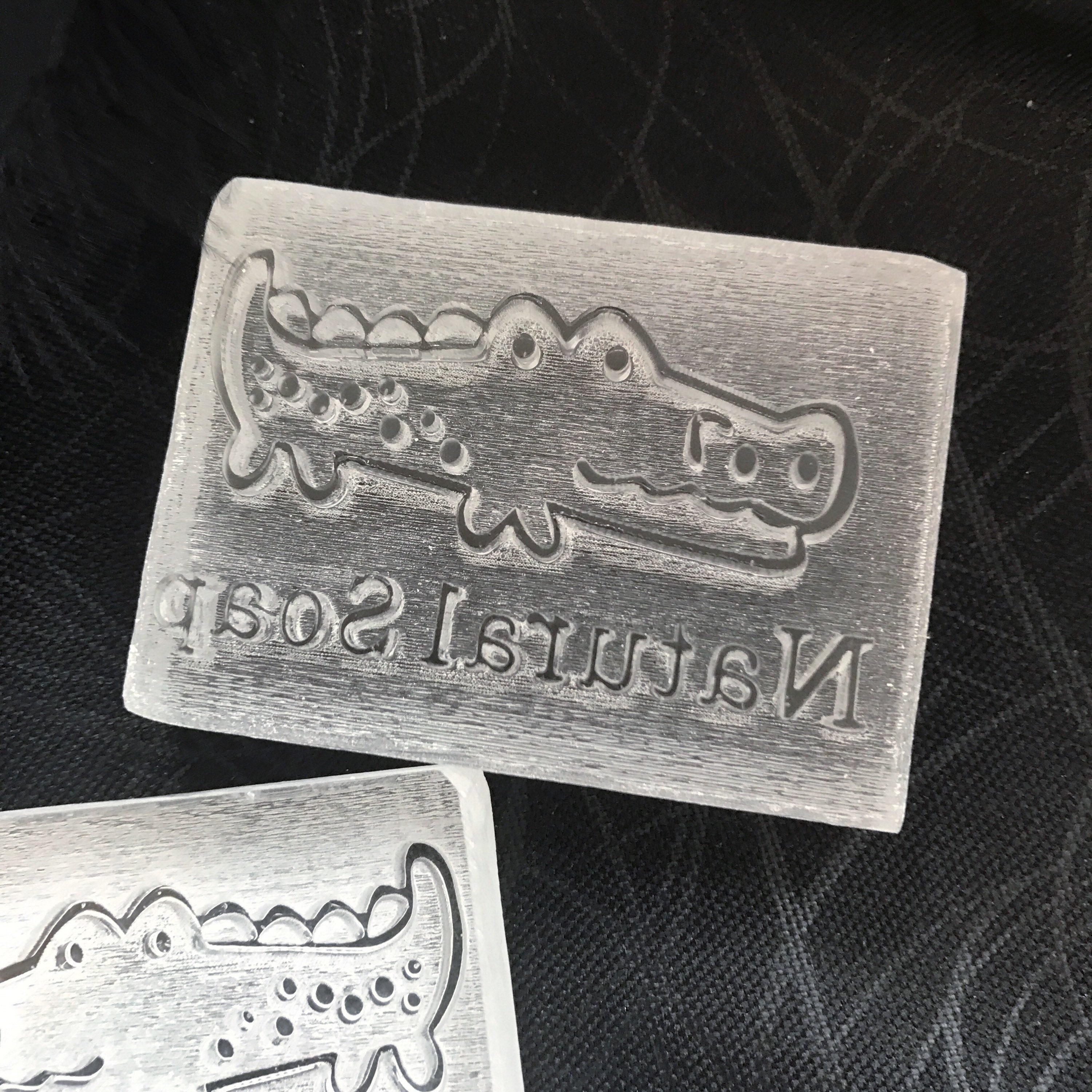 Crocodile Soap Stamp - Acrylic Soap Stamp - Handmade Cookie Stamp Seal ...