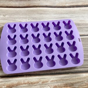 24 Cavities Bunny Ears Mini Rabbit Ears Silicone Soap Mold Bunny Soap ...