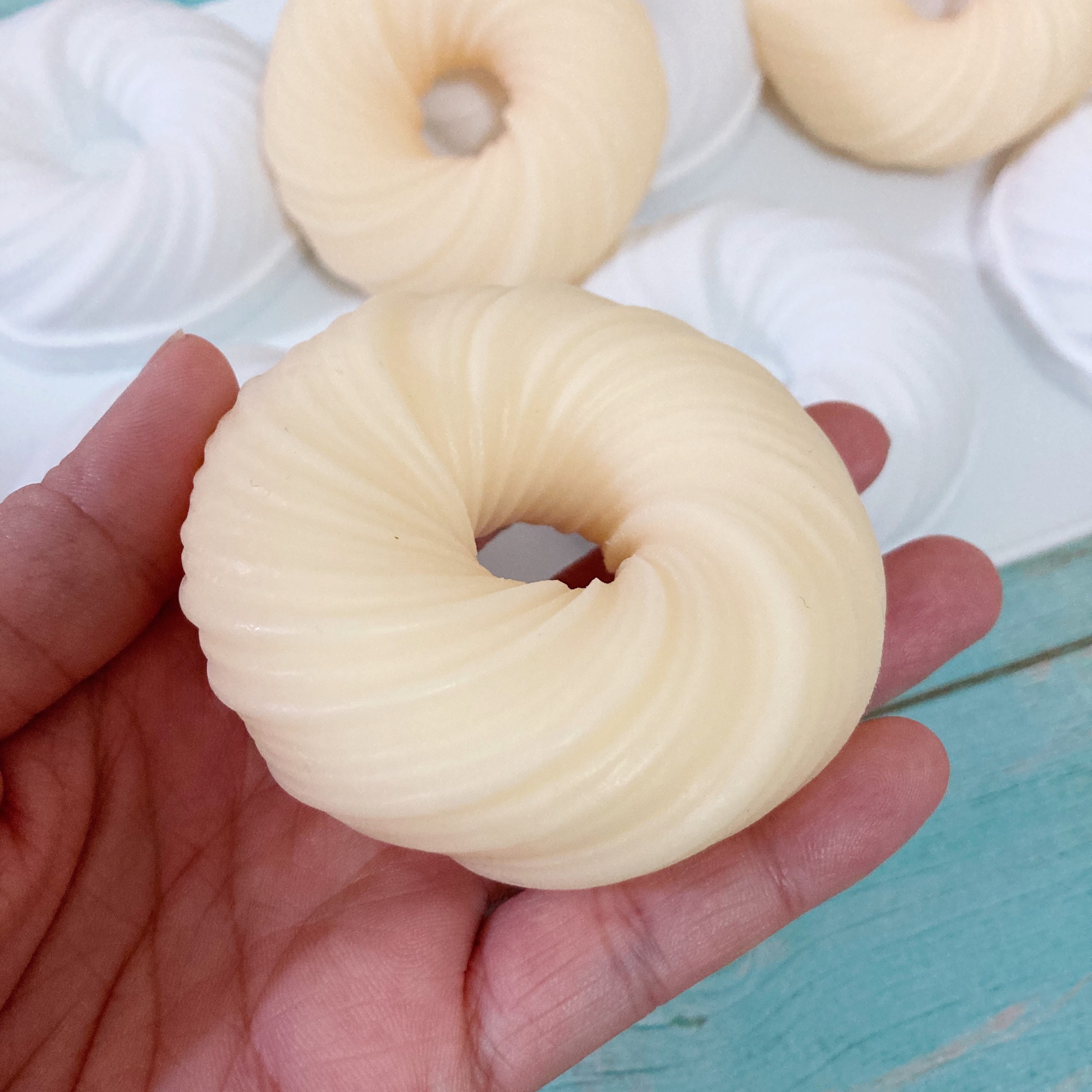 6 Cavities Donut/doughnut Circle Silicone Mold Circle Soap Mold ...