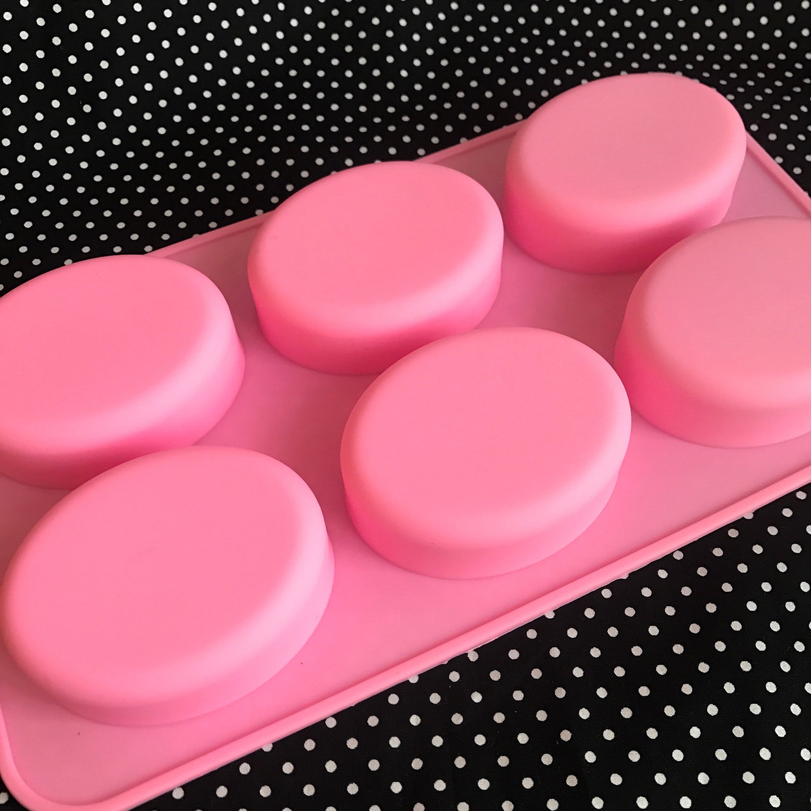 6 Cavities Round Edge Oval Silicone Soap Mold Oval Soap Mold Etsy