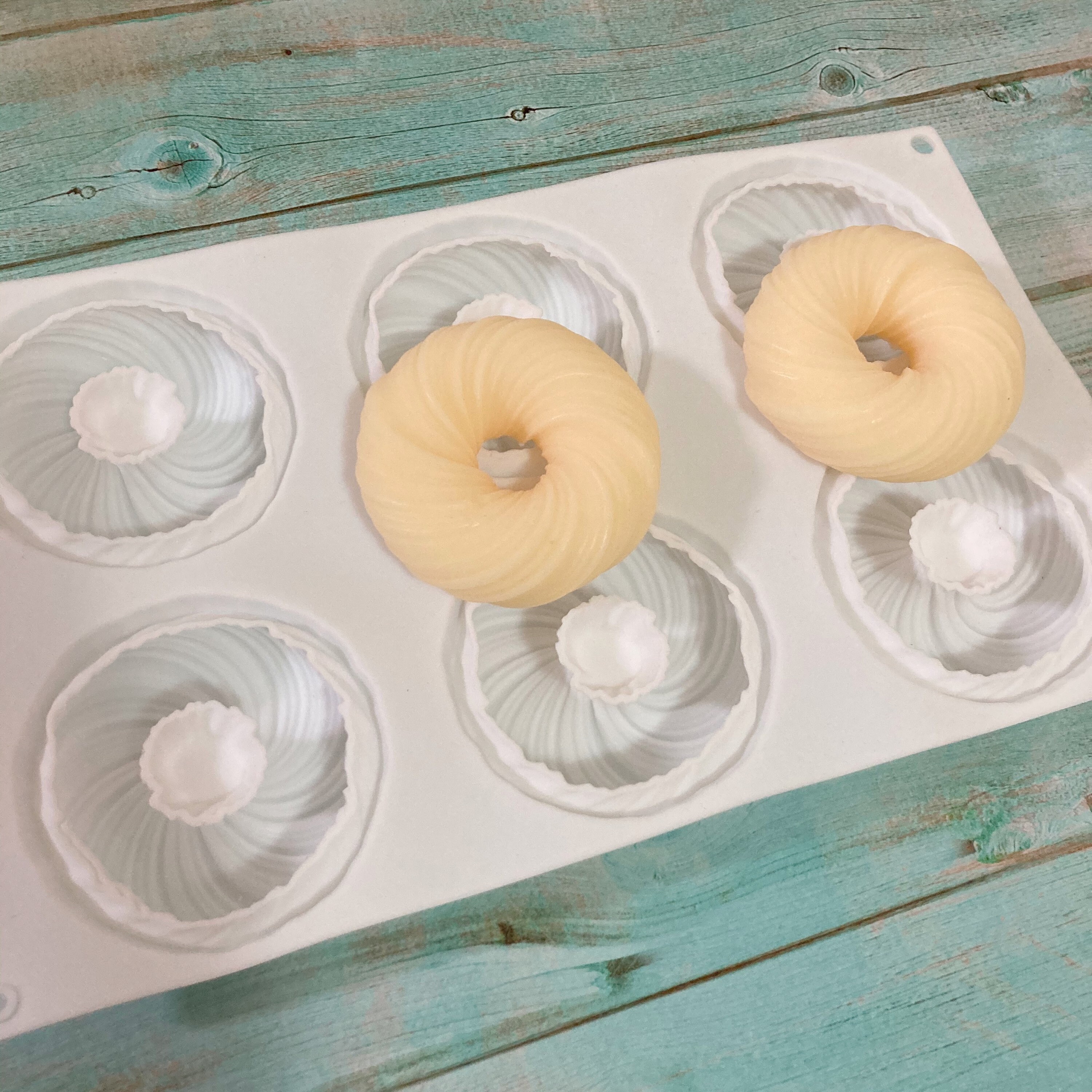 6 Cavities Donut/doughnut Circle Silicone Mold Circle Soap Mold ...