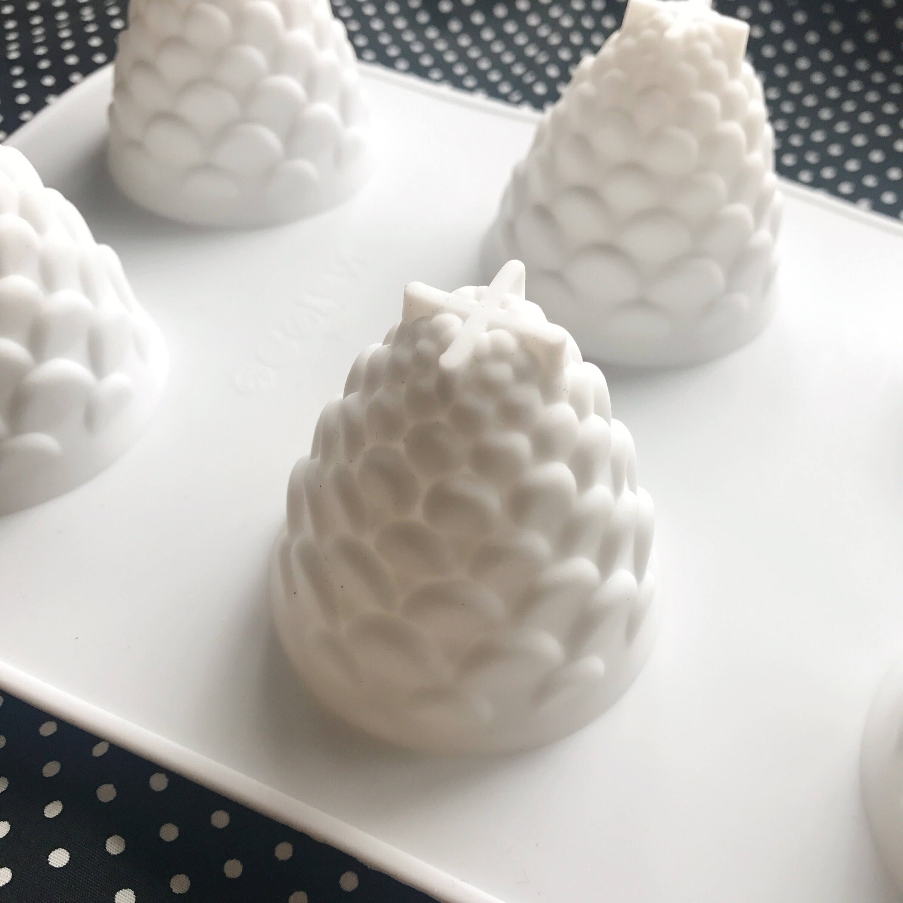 8 Cavities Pine Cones Silicone Soap Mold Pine Cone Candle Mold - Etsy