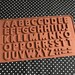 Mini Alphabet Mold, Silicone Chocolate Mold, Mini Letters Mold ...