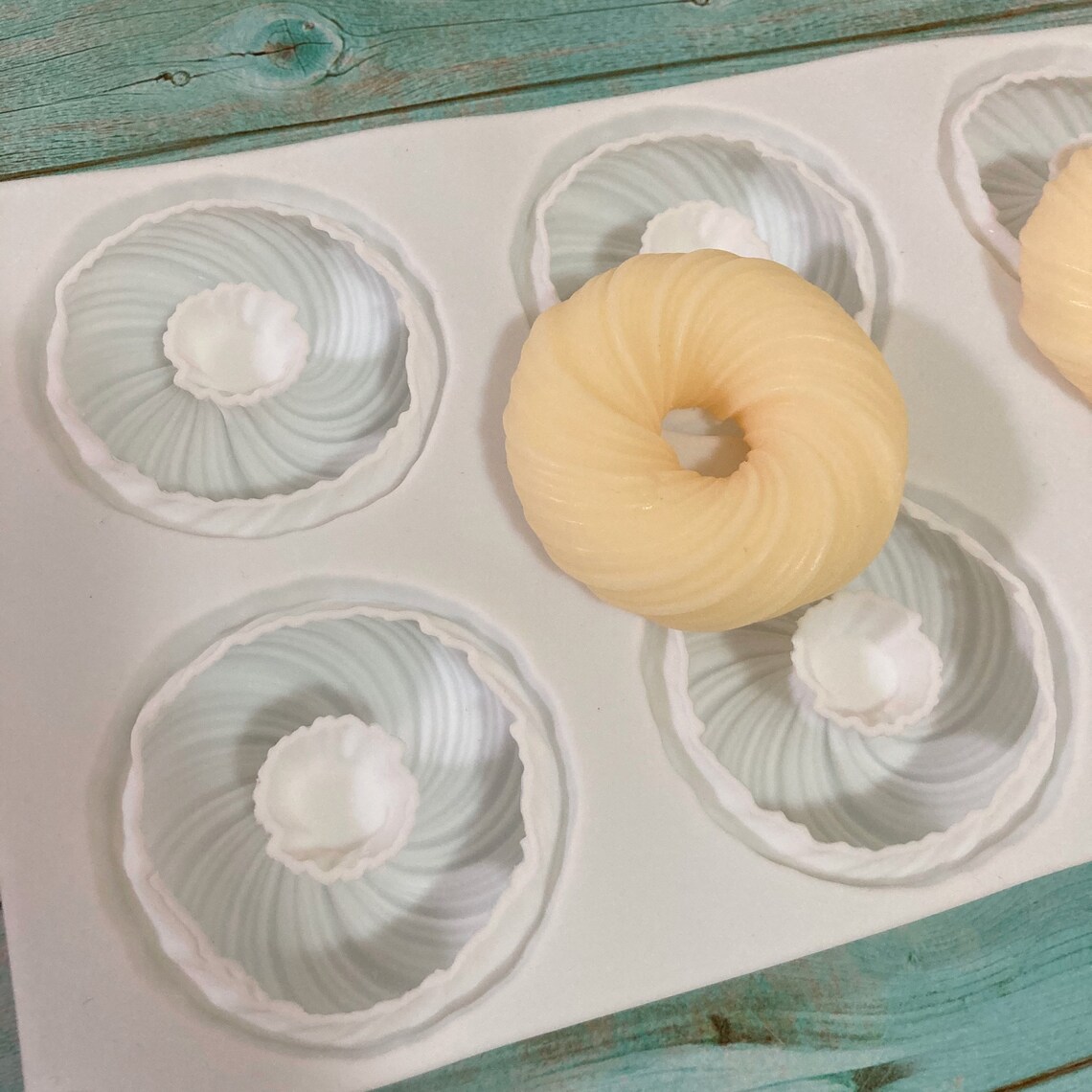 6 Cavities Donut/doughnut Circle Silicone Mold Circle Soap Mold ...