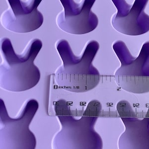 24 Cavities Bunny Ears Mini Rabbit Ears Silicone Soap Mold Bunny Soap ...