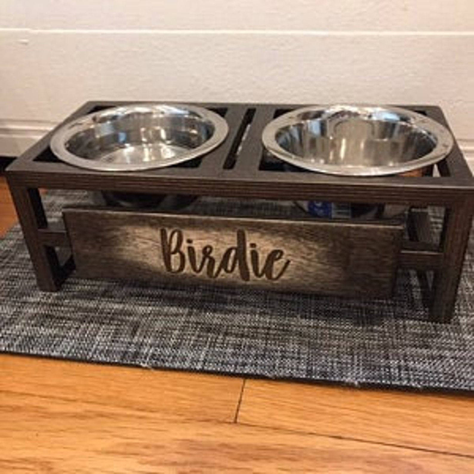 Premium Dog Bowl Stand Different Color Wood Raised Dog | Etsy