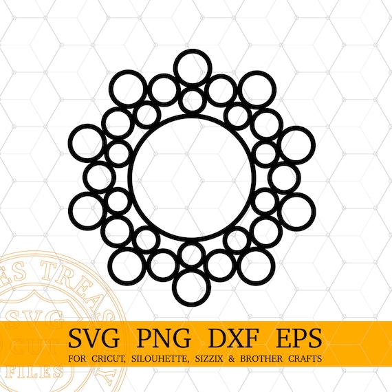 Circle Monogram Frames