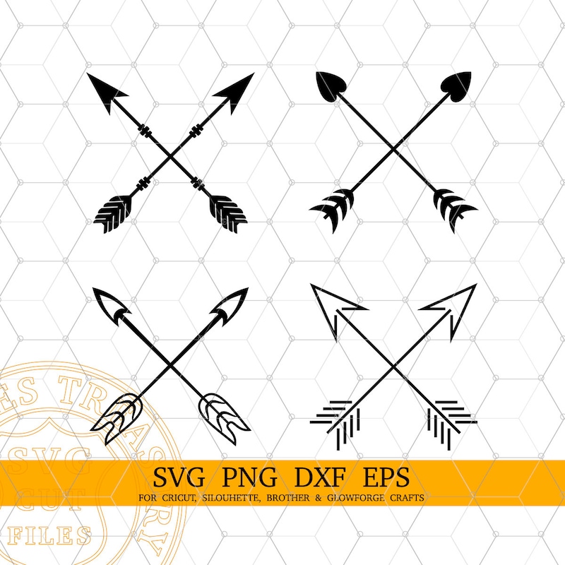 Crossed Arrow Logo - Etsy