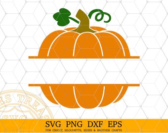 Pumpkin Svg Halloween Svg Pumpkin Circle Monogram Svg, Fall Svg Files ...