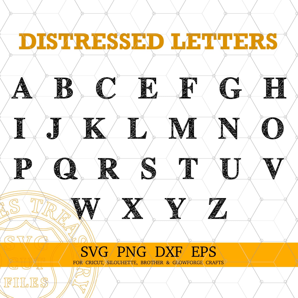 Distressed Font Svg Grunge Alphabet Letters Png - Etsy