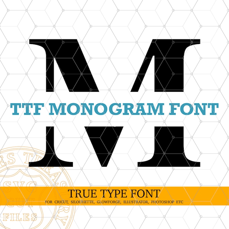 True Type Font - Etsy