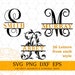 Monogram Svg Alphabet Floral Font Bundle, Alphabet Letters for Cricut ...