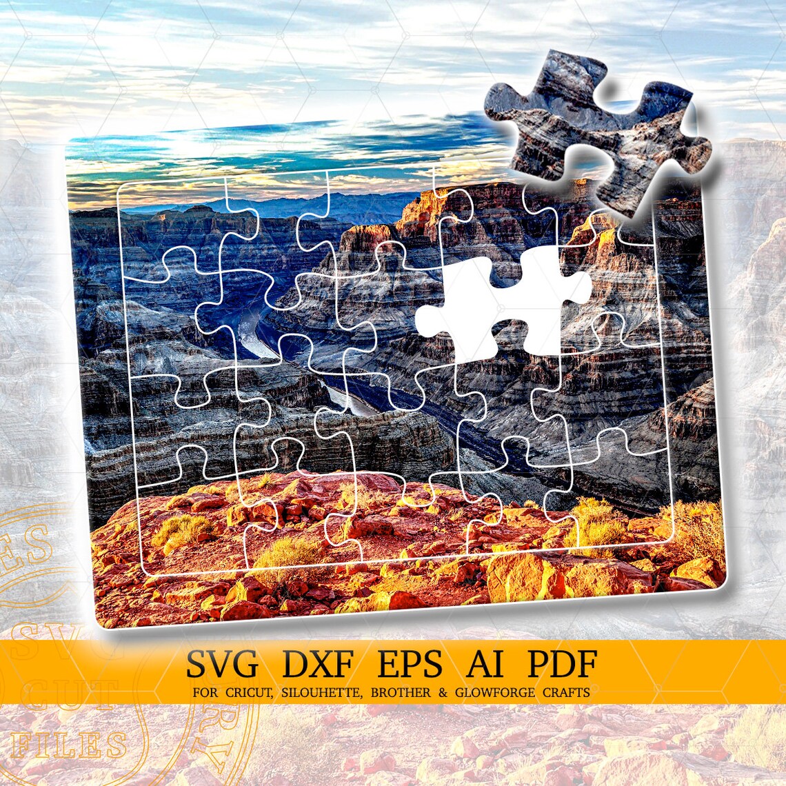 Jigsaw Puzzle Template Svg Puzzle Svg Puzzle Pattern Puzzle Dxf, Jigsaw ...