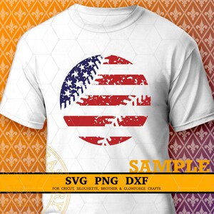 Distressed Baseball Svg American Flag Grunge Baseball Ball Svg Baseball ...