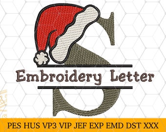 Split Letter Embroidery Pes - Etsy