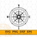 Camper Compass Svg Png Cutting Files, Nautical Compass Rose Svg ...