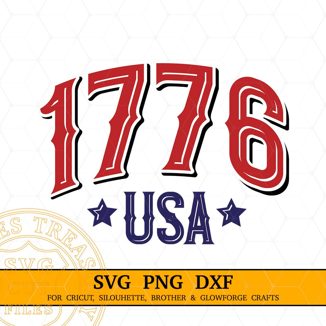 1776 USA Svg Png, 4th of July Patriotic Shirt Design, Retro USA Png ...