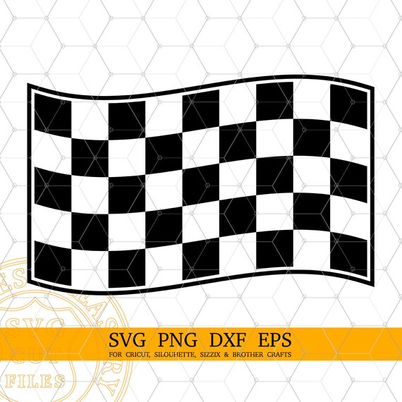 Checkered Flag Svg Racing Flag Svg Car Flag Svg Checker - Etsy