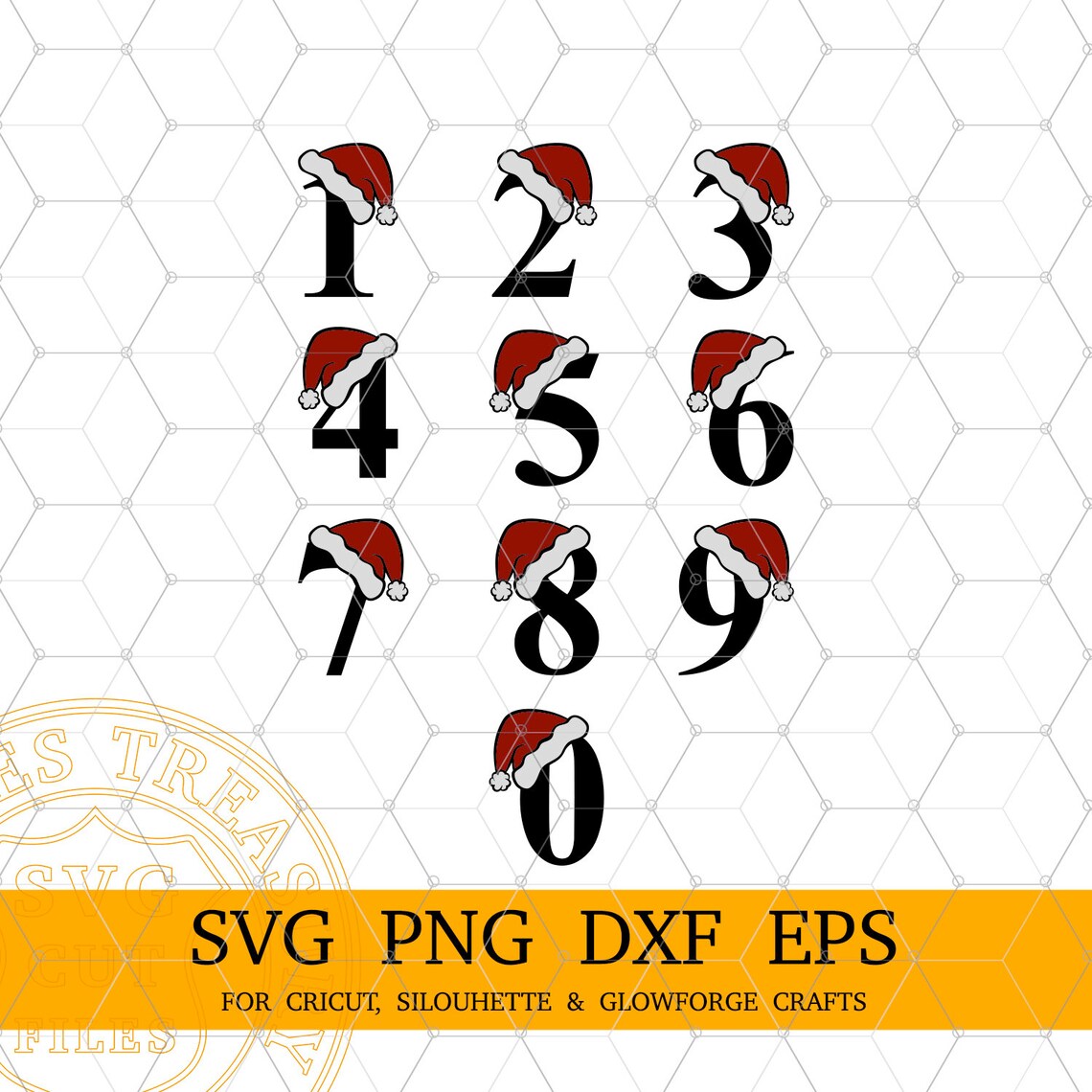 Christmas Alphabet Svg Bundle Santa Hat Deer Antler Elf - Etsy