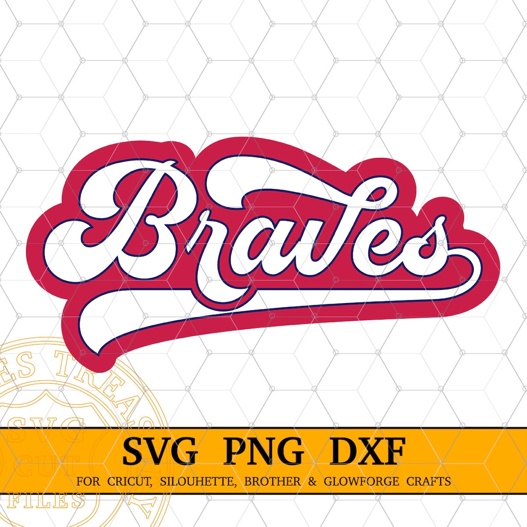 Braves Svg, Retro Braves Png, Baseball Svg, Baseball Team Svg, Baseball ...