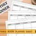 Blank A3 Size Monthly Planner Sheet Printable PDF File No Pre-filled ...